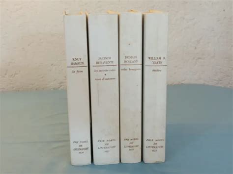 Lot De 4 Livres De Prix Nobel De Littérature Eur 2000 Picclick Fr