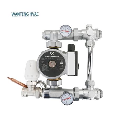 Made In China Underfloor Heating Manifold Reduce Temperature Blending Valve Mixing System