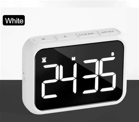 Versi 2 2 Alat Rumah Tangga Jd 12 Putih Digital Timer Dapur Timer Masak