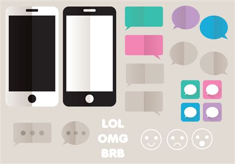 Imessage Style Icon Set Download Free Vector Art Stock Graphics And Images