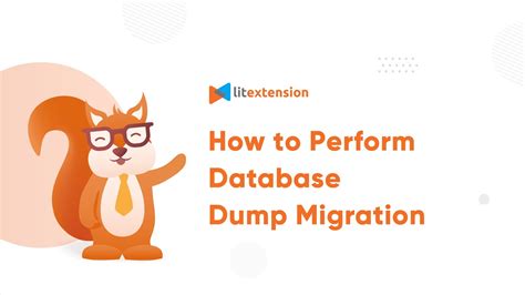 How To Perform Database Dump Migration With Litextension Youtube