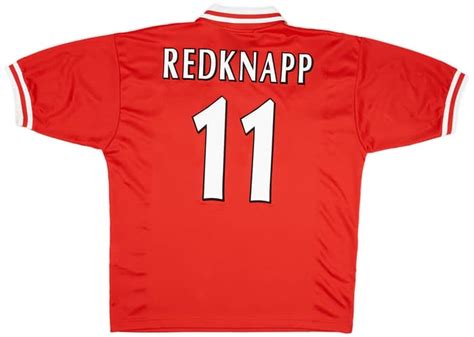 1996 98 Liverpool Home Shirt Redknapp 11 910 L