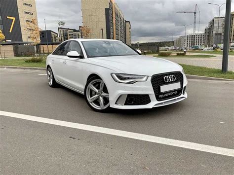 Бампер передний на Audi A6 C7 2011 2014 года стиль Audi Rs6 рс6 обвес