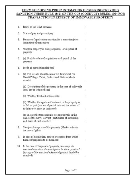 Transaction Immovable Property Intimation 183 Mergers And