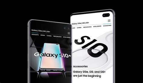 Samsung Galaxy S10 Global Website Build And Launch Behance