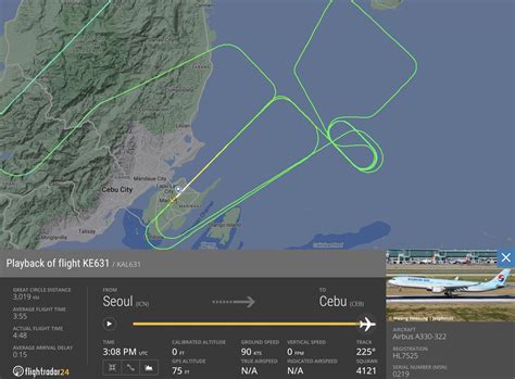 Korean Air Flight 631 Suffers Runway Overrun In Cebu Flightradar24 Blog