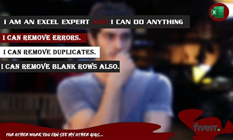 Remove Errors Duplicates And Blank Rows In Microsoft Excel By