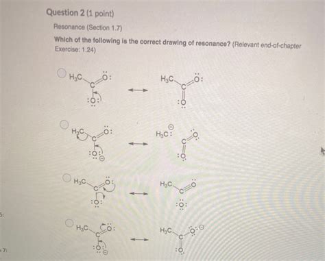 Solved Question Point Resonance Section Which Of Chegg