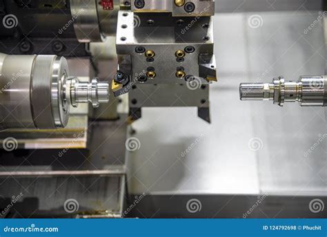 The Multi Function CNC Lathe Machine Stock Photo Image Of Machine Machining