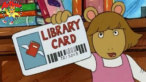 Arthur S04E01 D W S Library Card Arthur The Aardvark
