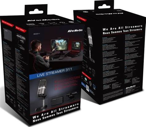Avermedia Live Streamer 311 Streaming Kit Microphone Capture Card