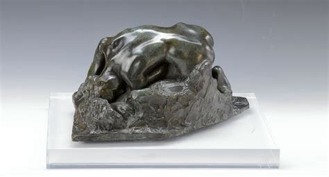 Auguste Rodin Reclining Female Nude On Rock MutualArt