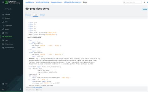running dbt core with adapters for hive spark an cloudera