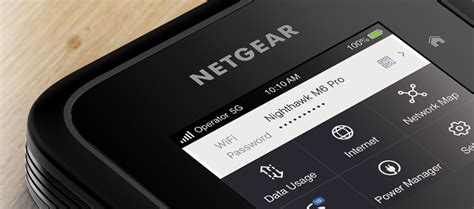 Nighthawk M6 Pro 5G WiFi 6E Mobile Router MR6450 NETGEAR