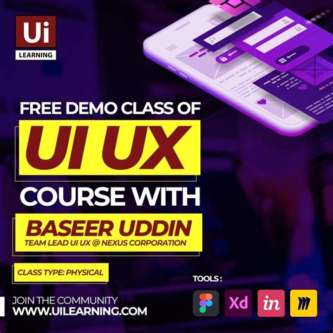 Free Demo Class Of Ui Ux Course On Ui Learning Institute