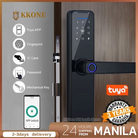 Smart App Control Fingerprint Lock Card Digital Code Electronic Smart Door Lock App Keypad Card