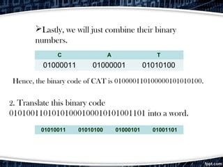 Binary Code PPT