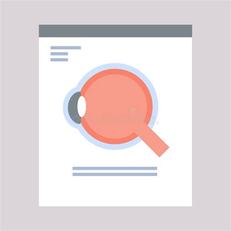 Internal Structure Human Eye Anatomy Detailed Eyeball Icon Medical