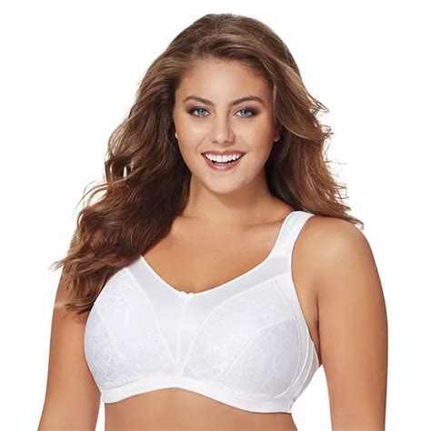 Just My Size® Bras 2 Pack Comfort Strap Satin Full Figure Wire Free