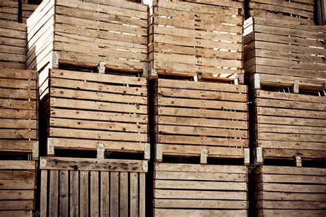 Crates Stack Stock Photo Dvoevnore