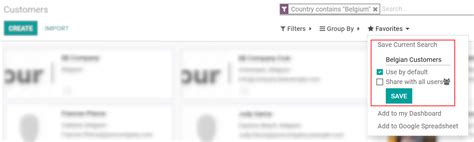 Advanced Use Cases Filters And Status Bar — Odoo 14 0 Documentation