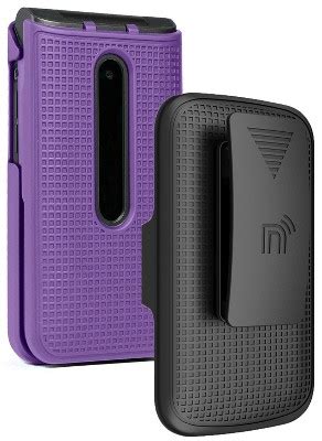 Nakedcellphone Case And Belt Clip Holster Combo For Lg Classic Flip Phone Purple Target