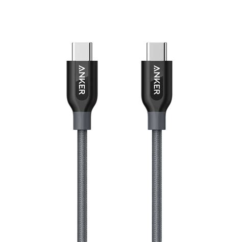 Anker Powerline Usb C To Usb C 20 3ft W Pouch Gray 101 Game Hub