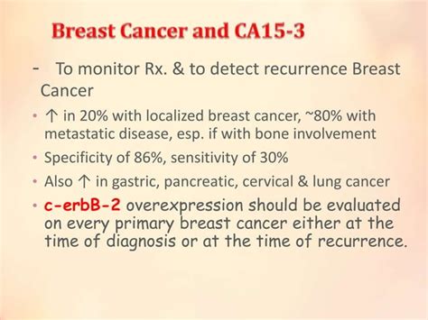 Tumor Markers PPSX Reproductive Health Diseases And Conditions