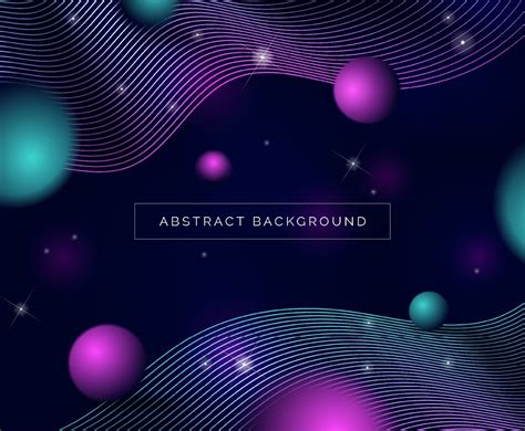 Modern Abstract Space Landscape Backrgound Freevectors