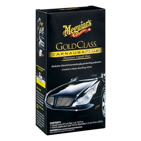 Meguiars Gold Class Carnauba Plus Premium Liquid Wax 160 Fl Oz