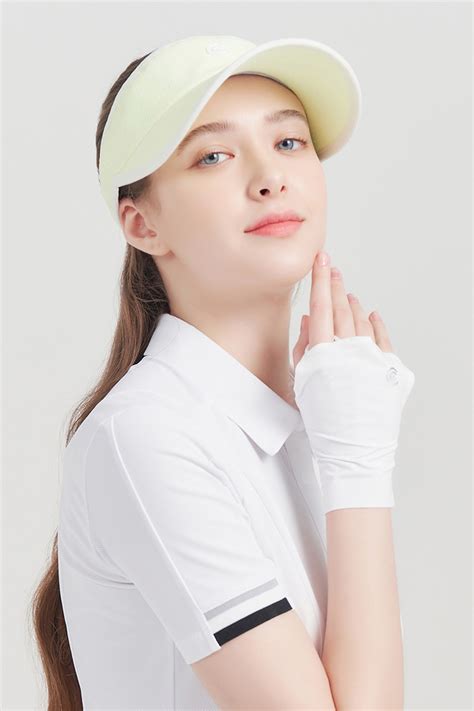 Uv차단 냉감 여성 골프 손등커버 화이트cleveland Golf