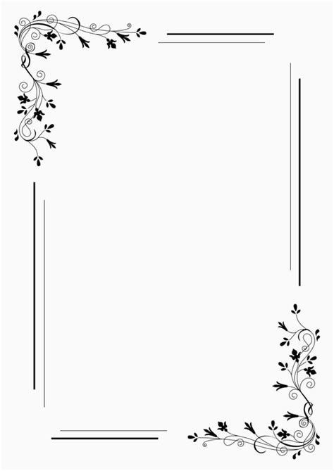 Free Printable Page Border Templates You Can Customize 41 Off