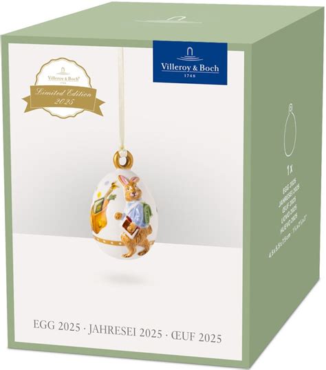 Villeroy And Boch Annual Easter Edition სააღდგომო კვერცხის დეკორი 8 სმ Veli Store