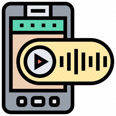 Application Message Recording Smartphone Voice Icon