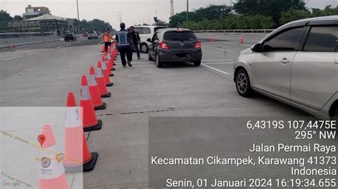 Tol Cikampek Arah Jakarta Contraflow Dari KM Sampai KM Mulai Pukul WIB Bisnis