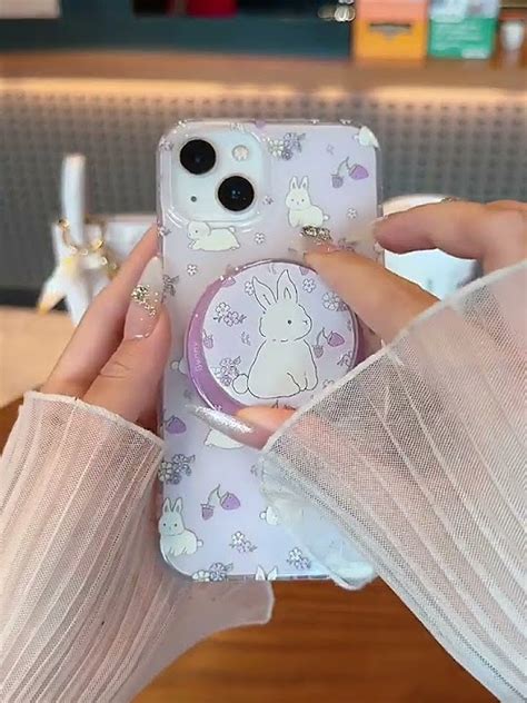 맥세이프 퍼플 래빗 스마트톡 폰케이스 Iphonecase Phonecase Smartphone Pink Case Youtube