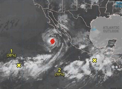 Se Forma El Huracán Elida Frente Al Occidente De México Kyma