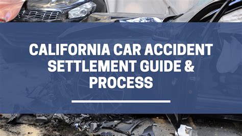 California Car Accident Settlement Guide And Process