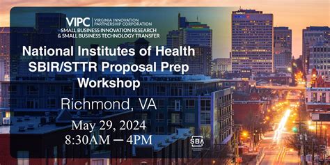 NIH SBIR STTR Proposal Prep Workshop Activation Capital