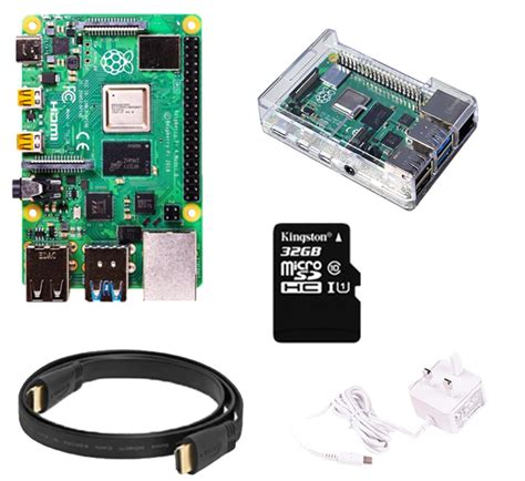 Raspberry Pi Model B Starter Kit Noobs With Gb Microsd Card