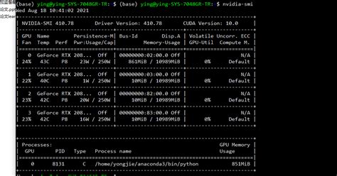Ubuntu162080ti Nvidia Smi状态不更新，简易方法重装显卡驱动 Yongjieshi 博客园