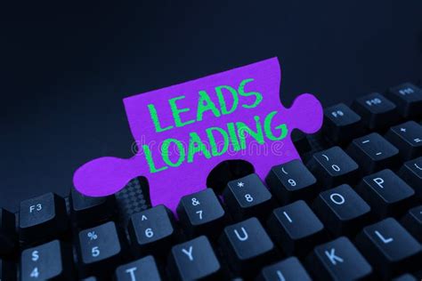 Conceptual Display Leads Loading Business Approach Initiating Customer