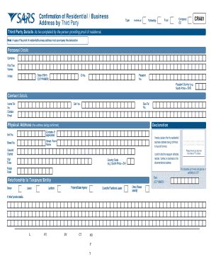 Cra01 Form Sars Fill Online Printable Fillable Blank PdfFiller