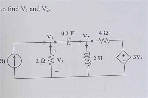 To Find V And V Chegg Com