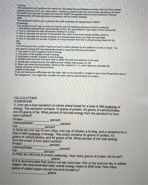 Solved Purposethis Assignment Will Reinforce The Method For Chegg