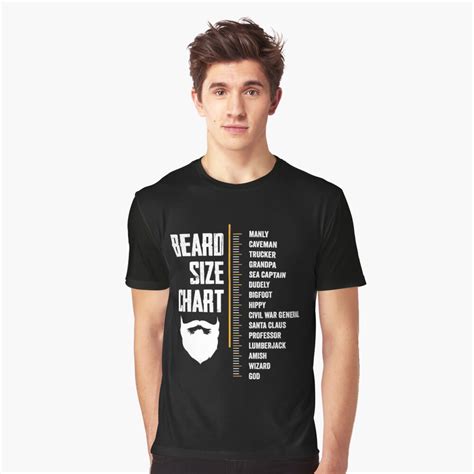 Beard Measurement Chart T Beard Length Funny Growth Chart Poster For Sale By Marcprevost