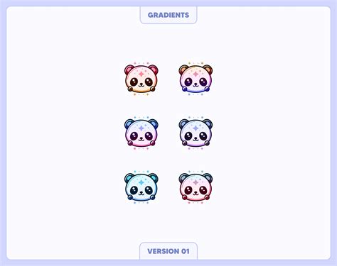 Cute Pandas Sub Badges For Twitch Twitch Sub And Bit Badges Etsy