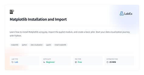 Guia De Instalação E Importação Do Matplotlib Labex