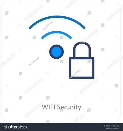 Wifi Security Protection Icon Concept Stock Vector Royalty Free 2160288701 Shutterstock