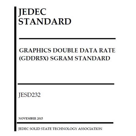 Gddr5대비 두 배 성능의 Gddr5x Jedec 표준 확정 보드나라